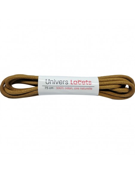 Lacets cirés marrons clair - Univers Lacets : vente en ligne de lacets ...